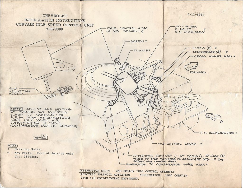 1965 Fast Idle Solenoid Instructions – Stock Corvair Group