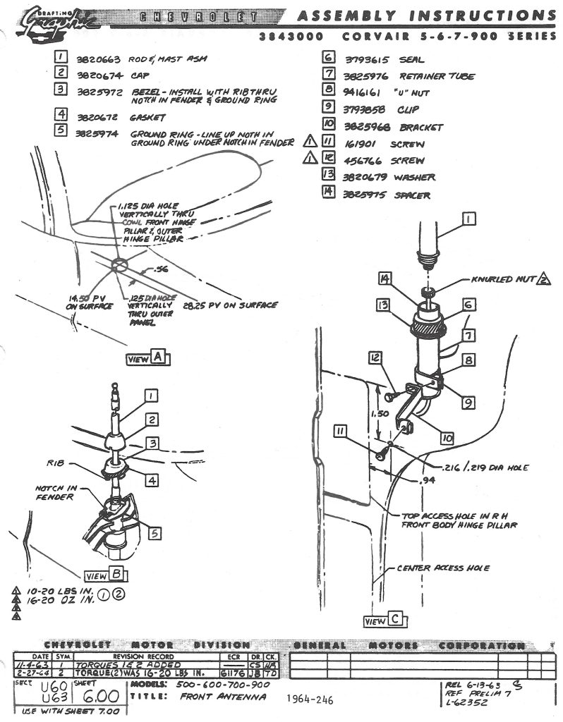 Corvair Antennas – Stock Corvair Group